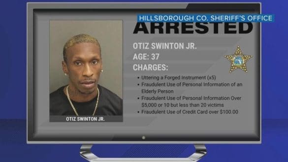 Otiz Swinton Jr. Charged in $800K Elder Fraud Case - Under Coverist